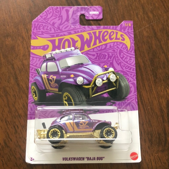 Mattel | Other | Volkswagen Baja Bug Pearl And Chrome 57th Anniversary ...